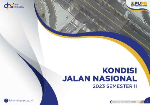 Buku Kondisi Jalan Nasional Tahun 2023 Semester 2 | Open Data PU